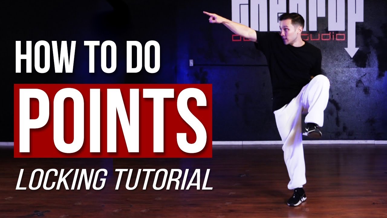 How to do POINTS Sharp and Clean (plus a Practice Drill!) | Locking Dance Basics