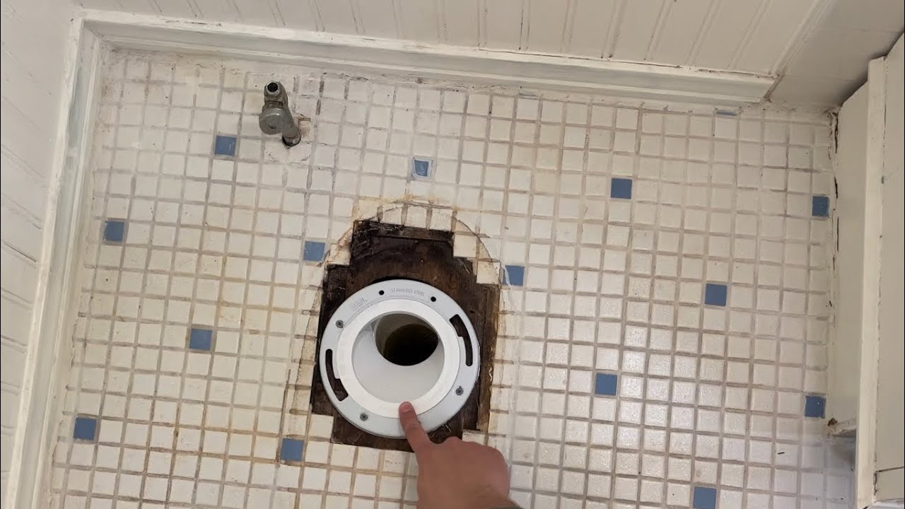 Toilet and Offset Flange Installation