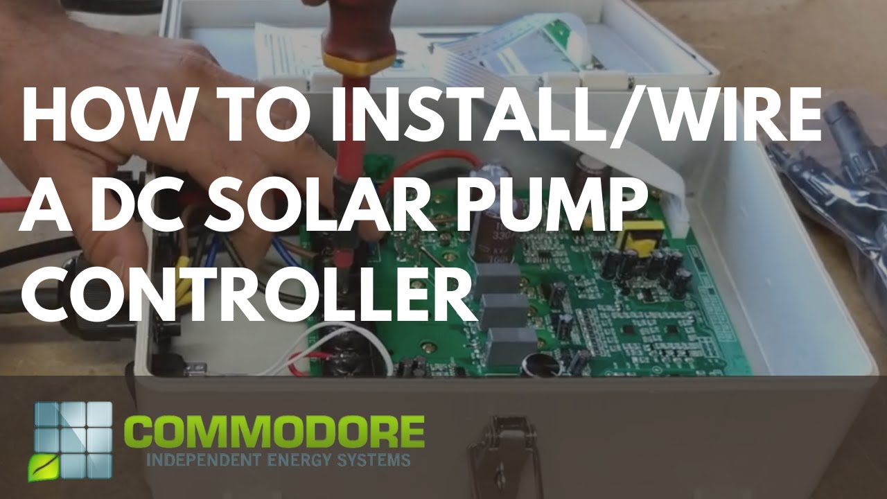 How to Install/Wire a DC Solar Pump Controller