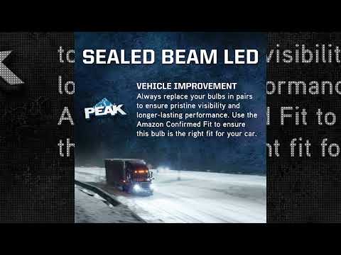 PEAK H6054 Sealed Beam 6000K LED Headlight