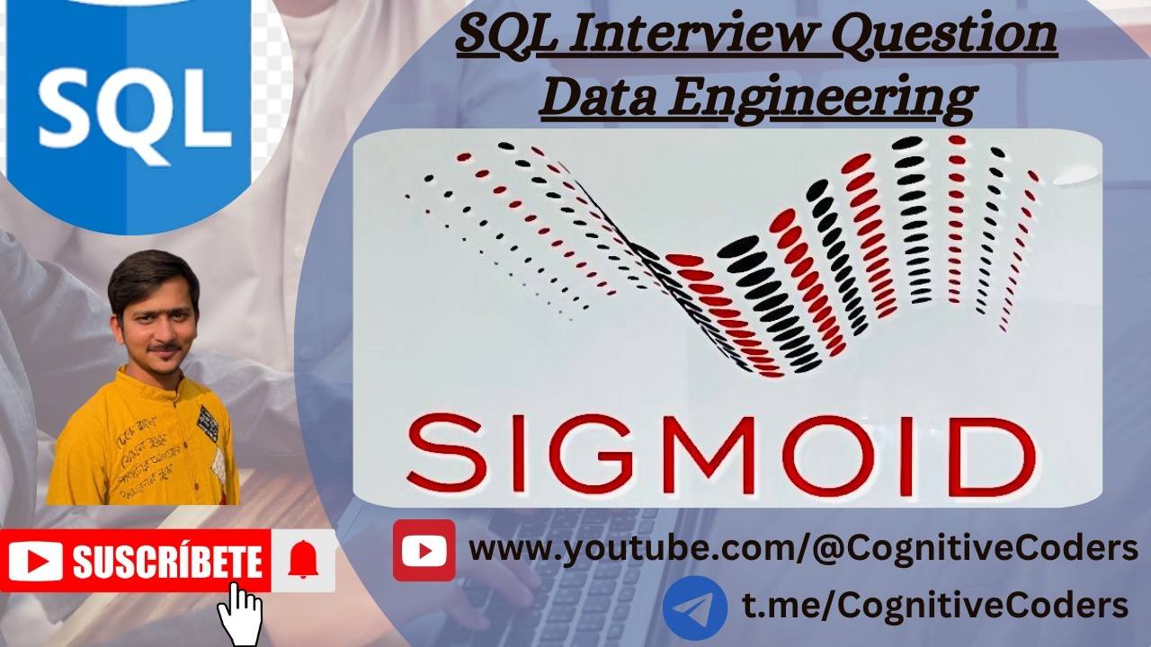 Latest Data Engineering Interview Questions | Sigmoid Interview Question | SQL