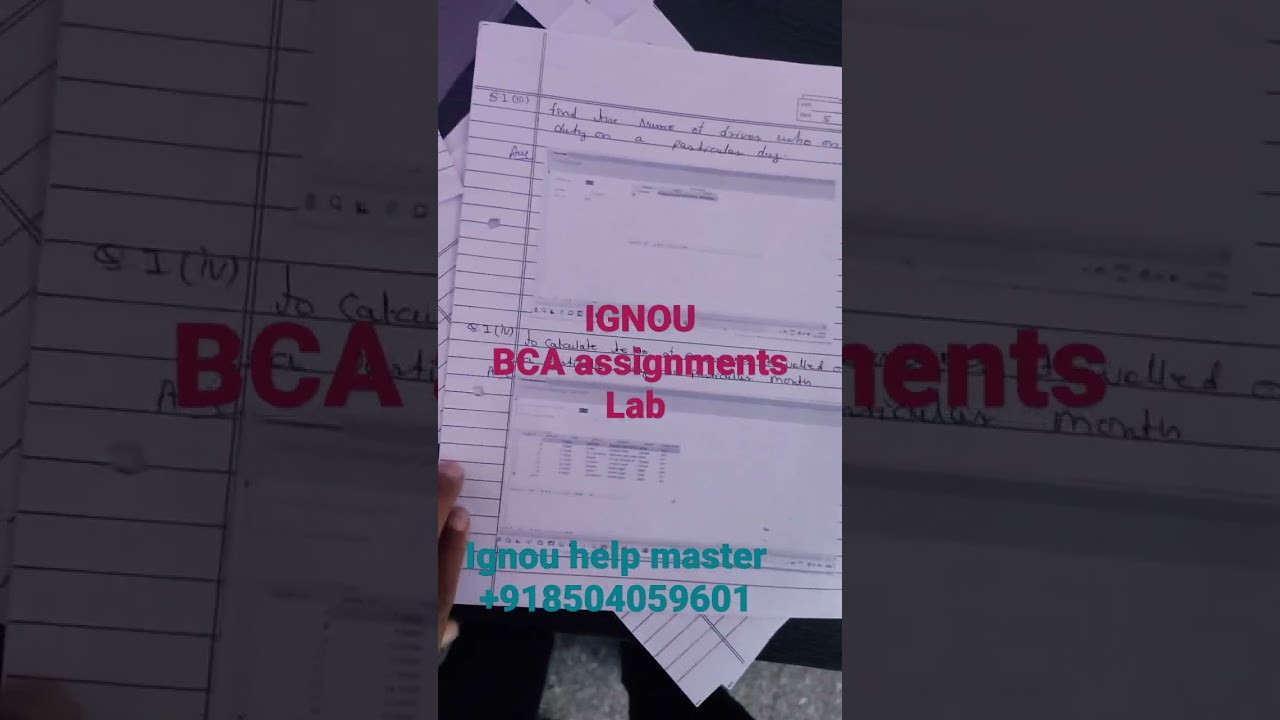 BCA #IGNOU SOLVED LAB Assignments, Bca Lab Assignment how to make