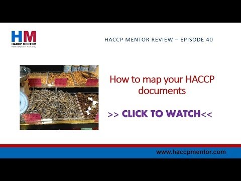 How to map your HACCP documents