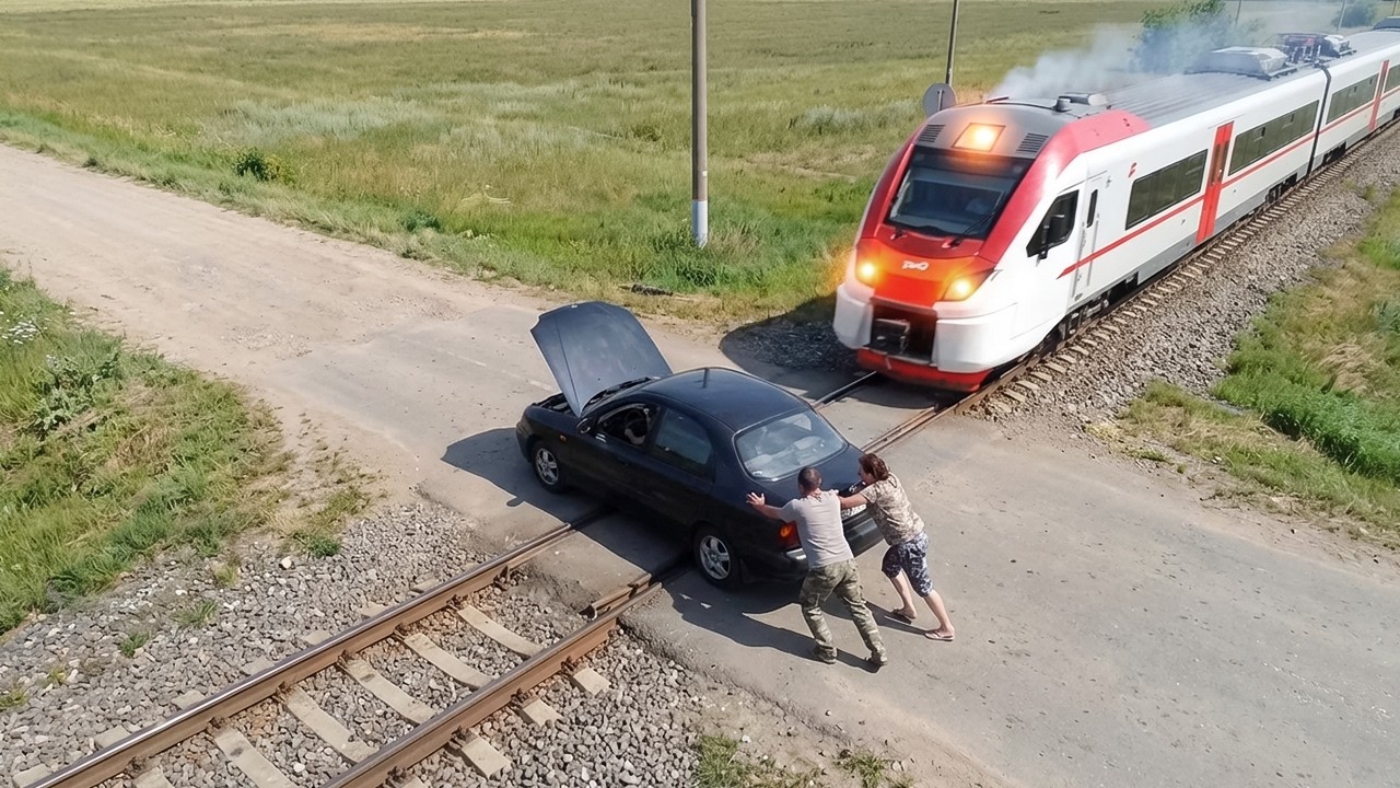 Moments Filmed Seconds Before Disaster