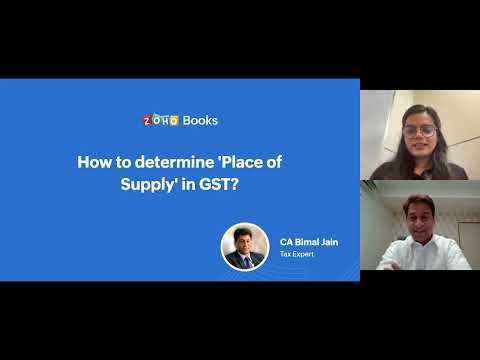 How to Determine the Place Of Supply In GST - CA Bimal Jain