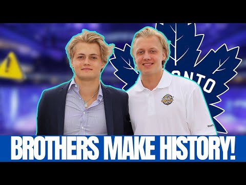 HISTORIC NIGHT FOR THE NYLANDER BROTHERS AND THE LEAFS!