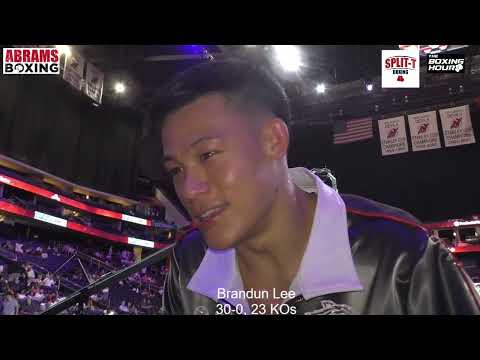 Brandun Lee "2 or 3 Fights and I am ready for a Big Fight"