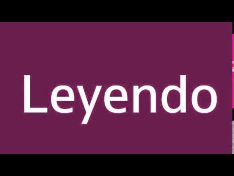 How to say Reading in Spanish