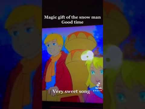 Magic gift of the snow man good time