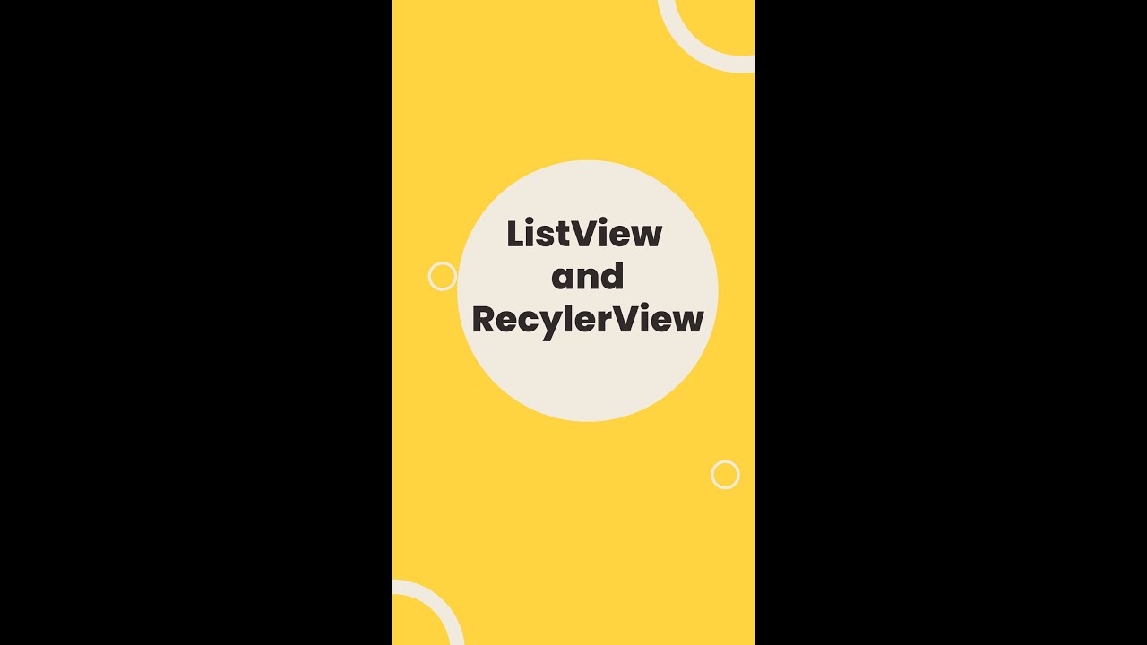 Difference between Listview and Recyclerview in Android
