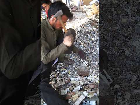 How to Open Scrap Choke ⚡ | Copper Recovery from Ballast 𝐂𝐘 𝐓𝐞𝐜𝐡 #drill #shorts #chokwe