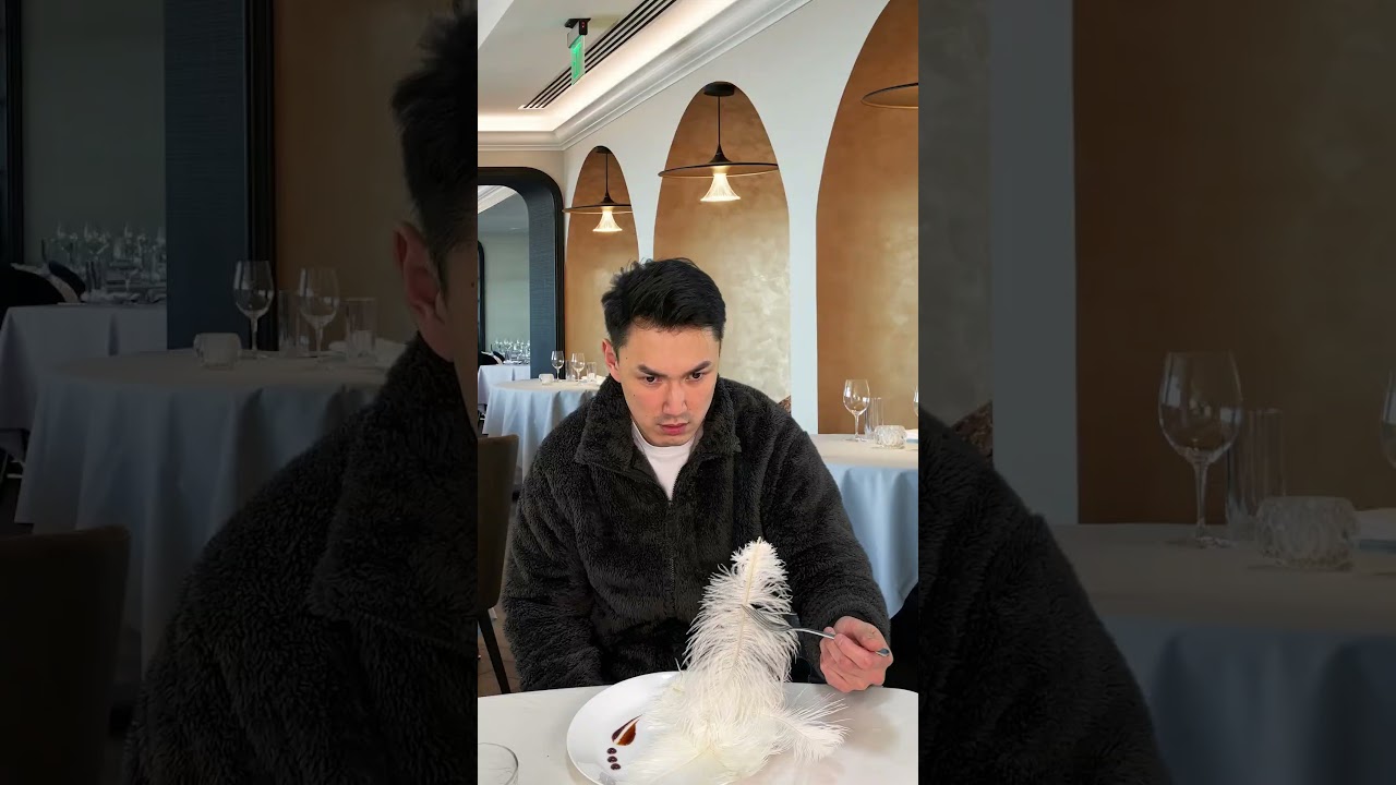 When you finally go to a fancy restaurant...