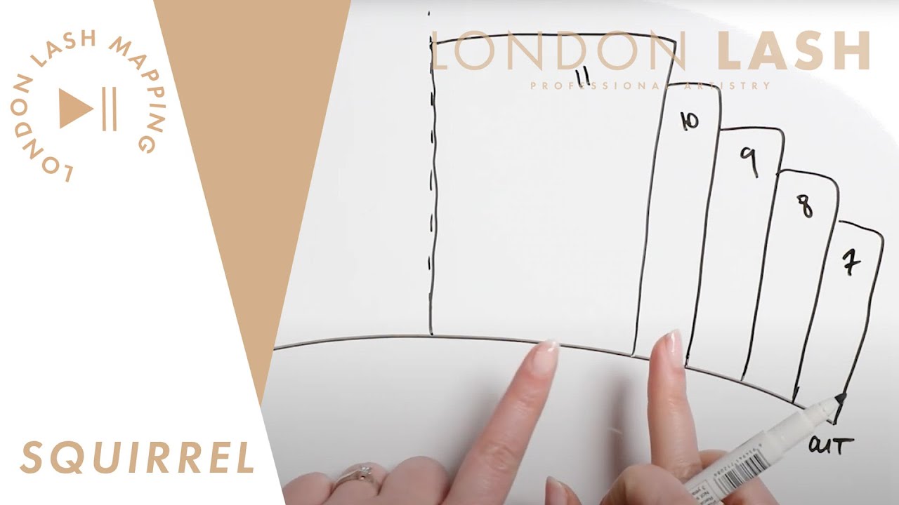 How to Map a Squirrel Lash Set | Lash Mapping and Styling Tutorial