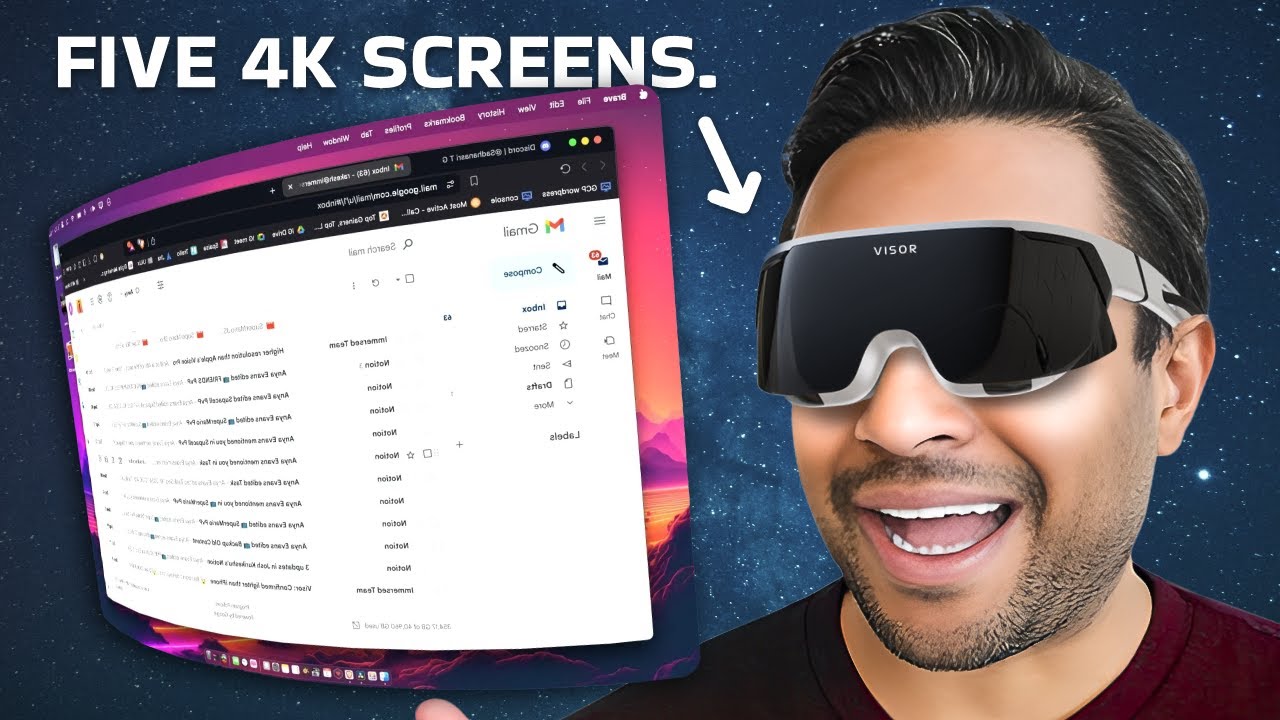 Visor's First Walkthrough | World's lightest EVER 4K per eye headset