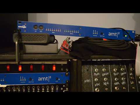 Emagic AMT 8 USB 8x8 Midi Interface Blue | Reverb