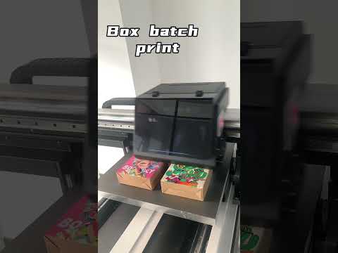 Box batch print #uvprinter #smallbusiness #factoryproducts WhatsApp:8615919748871