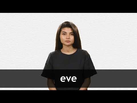 How to pronounce EVE in American English