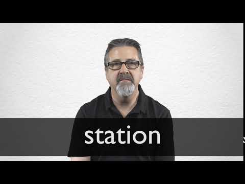 How to pronounce STATION in British English