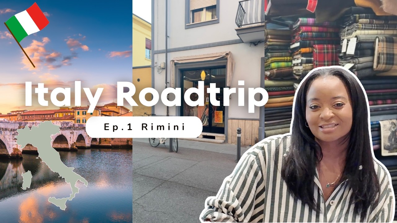 Fabric Hunting on an Italy Road Trip | Rimini 🇮🇹 Ep 1