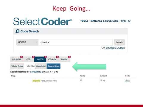 Coding HCPCS Level II from Cases usingSelectCoder