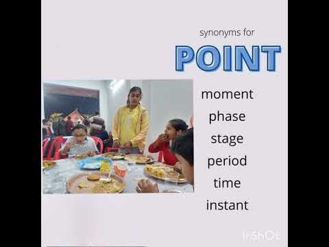 Synonyms for point
