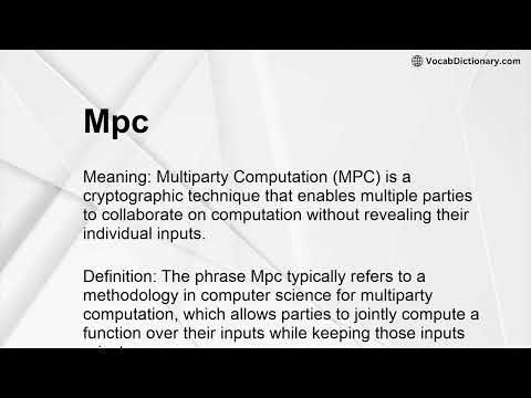 Mpc Meaning