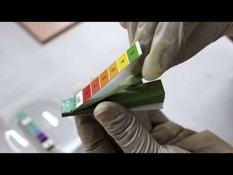 To find pH of a sample using universal indicator - Lab Experiment ...