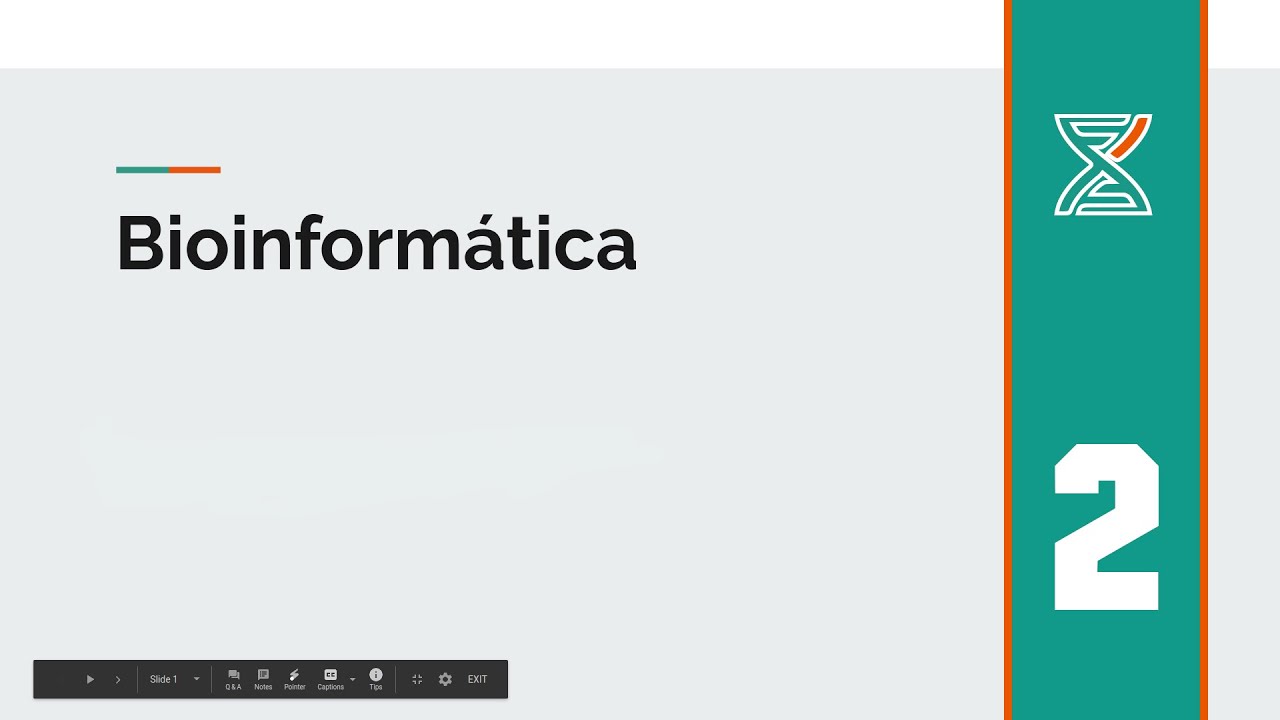Bioinformática | #2 | Elementos estructurales