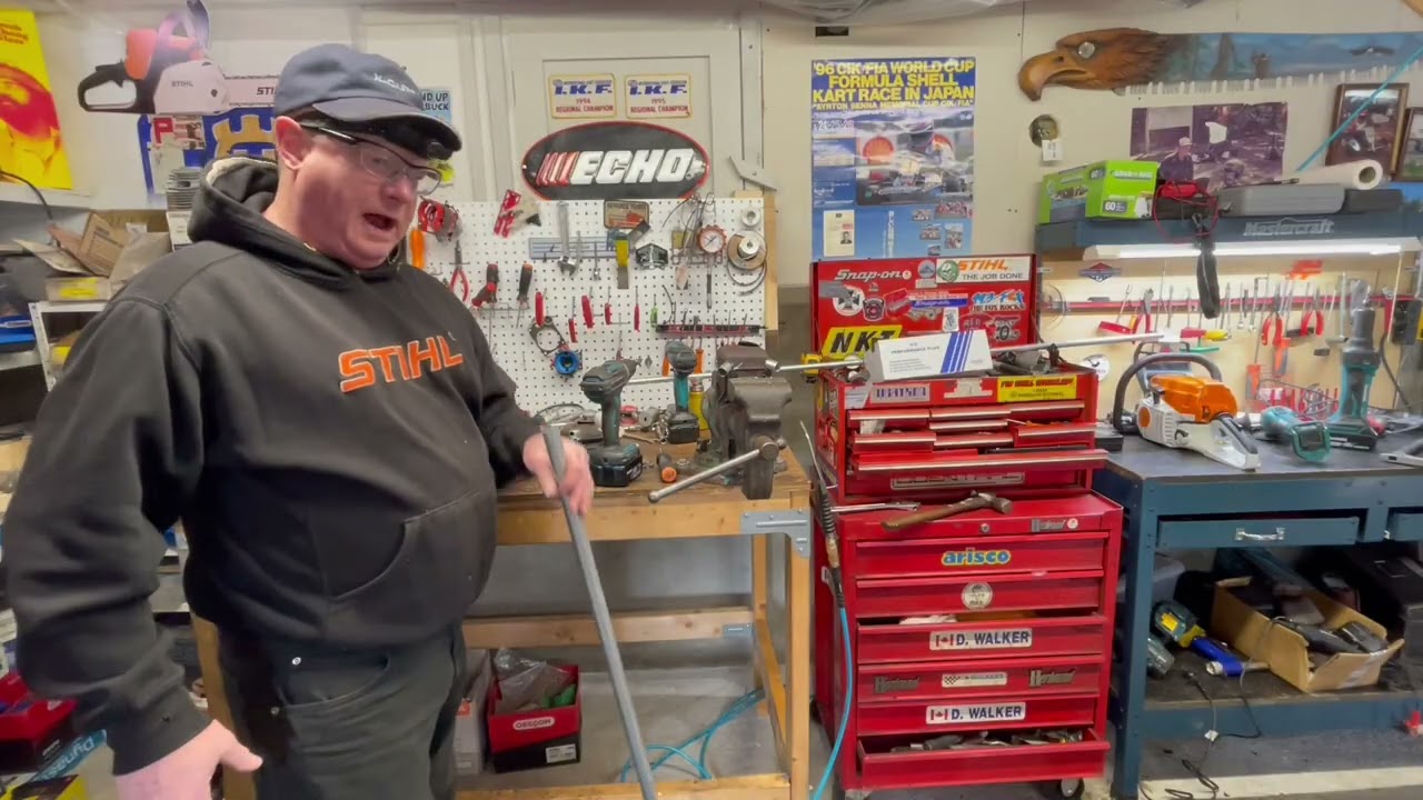 Husqvarna diy muffler mod easy and works good 