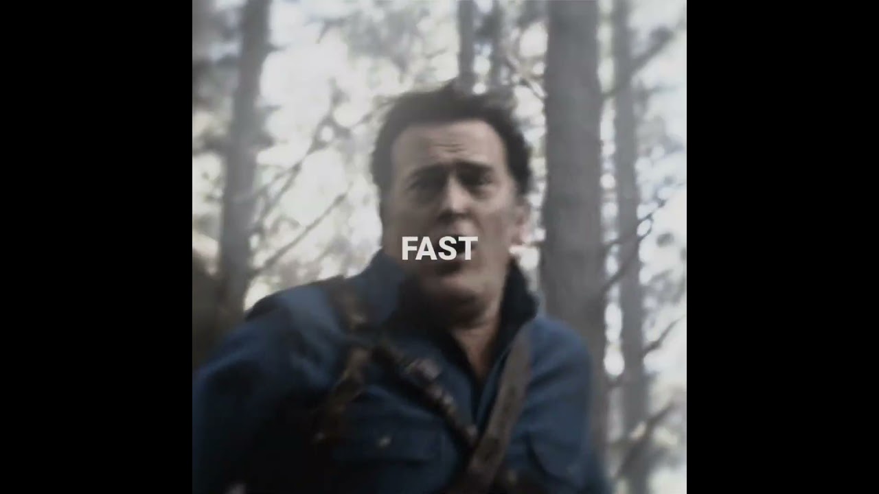 Ash Williams running from Kandarian Demon 🔥 | KEEP UP - ODETARI (slowed) #ashwilliamsedit