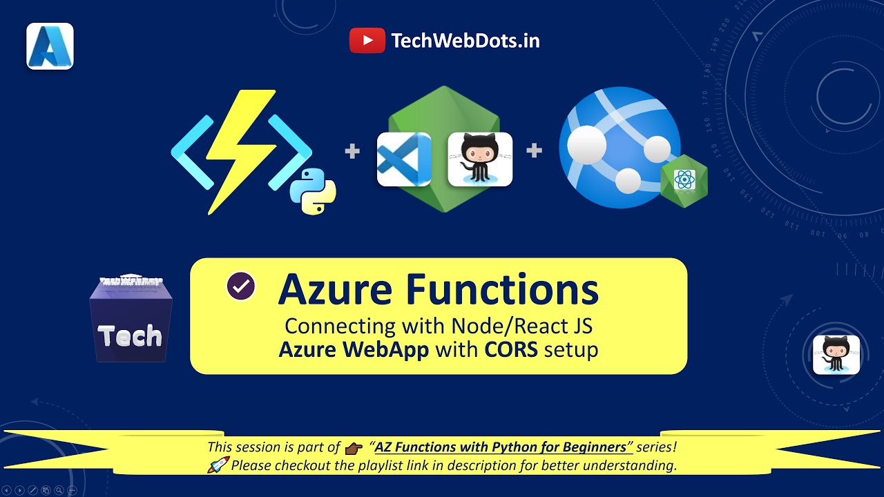 Azure Functions | App Service | Node JS Project Setup | GitHub Workflow | DevOps CI-CD Pipeline