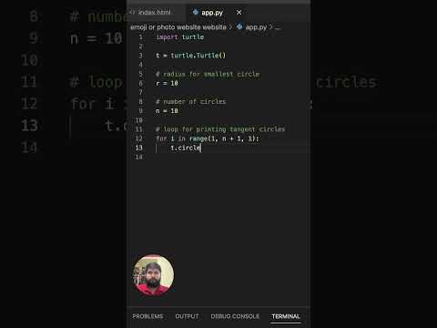 How to Draw Circle using Python? #python3