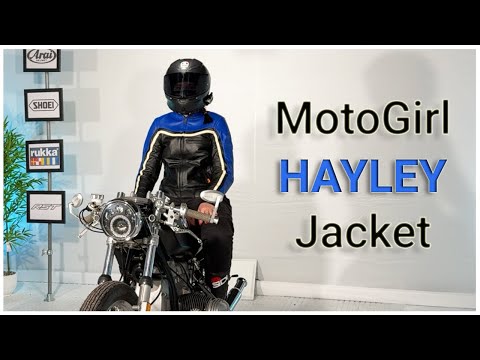 MotoGirl Hayley Ladies Motorcycle Leather Jacket | Moto Central UK
