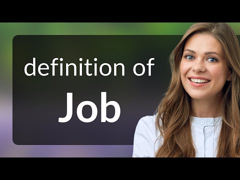 Job — meaning of JOB