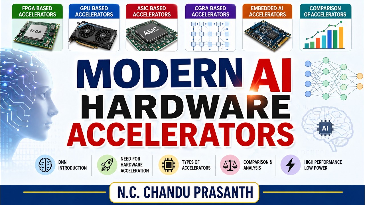 Modern AI Hardware Accelerators Explained | GPU vs FPGA vs ASIC vs CGRA vs Embedded AI Accelerators