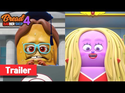BreadBarbershop4 | ep5,6 Trailer | english/animation/dessert/cartoon