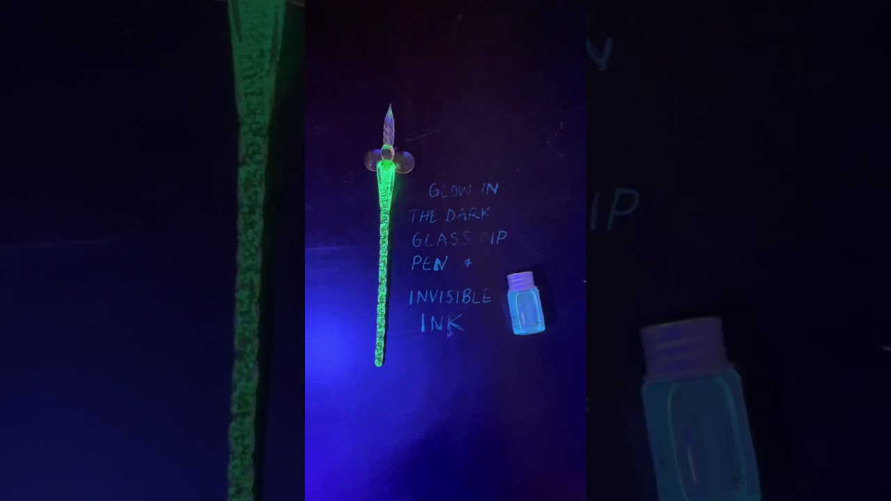 Limited Edition Invisible Ink Glass Pen Kits! Www.Itsdesignedbyhannah.Com