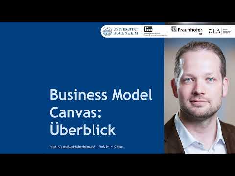Business Model Canvas Überblick (12:31 Minuten)