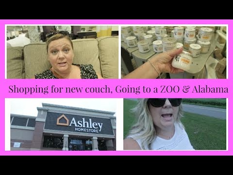 Shopping for a new couch, going to a ZOO & Shopping in Huntsville Ala | June 2017