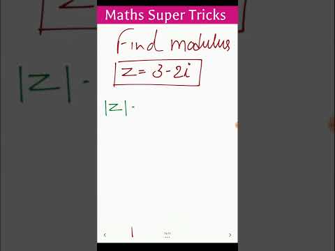 modulus of Complex Numbers #pi2infinity