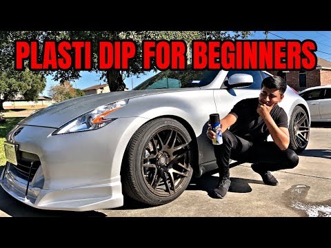 $5 Modification That EVERY CAR NEEDS | How To PLASTI DIP 370z/350z Door Handles & Emblems!