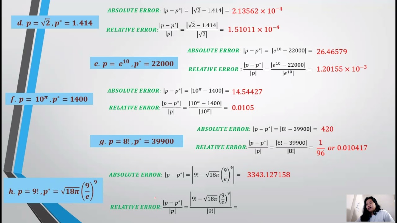 Numerical Analysis - Rounding Off Errors and Computer Arithmetic