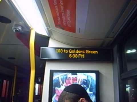 183 to Golders Green ibus Announcement