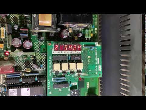 MITSUBISHI SERVO DRIVE SA SERIES MR-SA-15K2L / 미쓰비시 서보드라이브 SA시리즈 MR-SA15K2L 수리완료 테스트 영상(1)