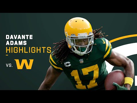 Davante Adams' Best Plays vs. Washington | NFL 2021 Highlights
