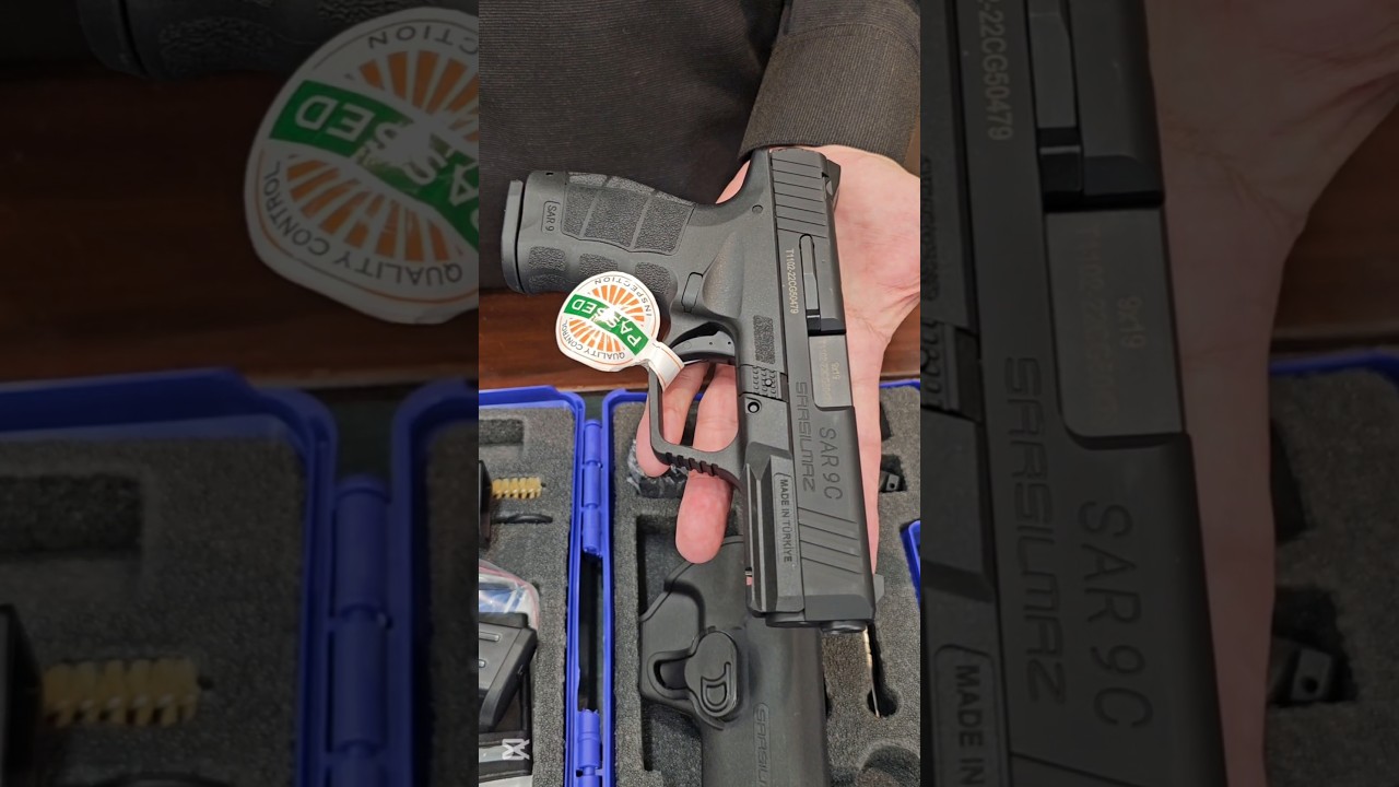 Sarsilmaz SAR 9C Pistol Unboxing. #shorts #9mmpistol #9mm
