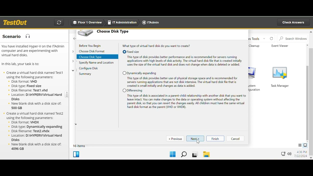 2 4 6 Create Virtual Hard Disks