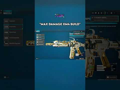 THE *MAX DAMAGE* XM4 BUILD on WARZONE 👑 #warzone #callofduty #bo6 #rebirthisland #cod #shorts