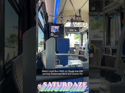 If You See Something, Say Something Announcement in Metro Vehicle 5634 on Route line 266