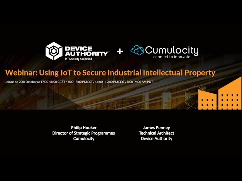 Using IoT to Secure Industrial Intellectual Property